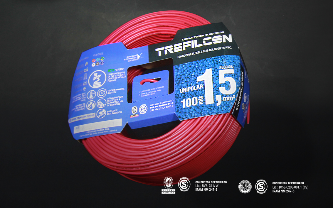 CABLE UNIPOLAR 1 x 6mm NORMALIZADO – Precio por metro – Trefilcon – Silcris